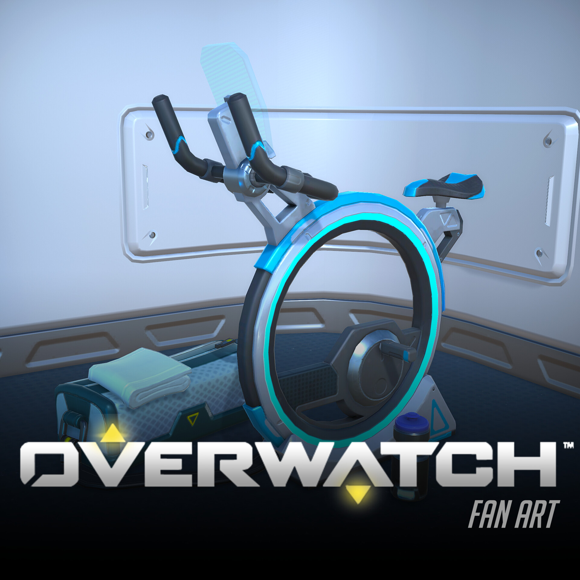 ArtStation - Overwatch Fanart: Exercise Bike
