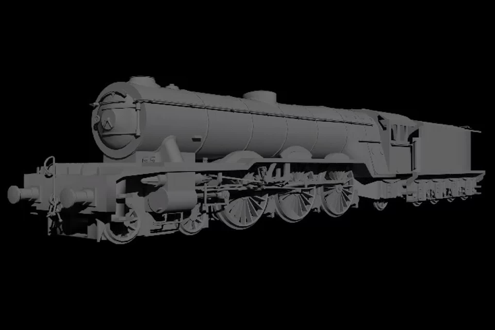 ArtStation - The Flying Scotsman Animation WIP