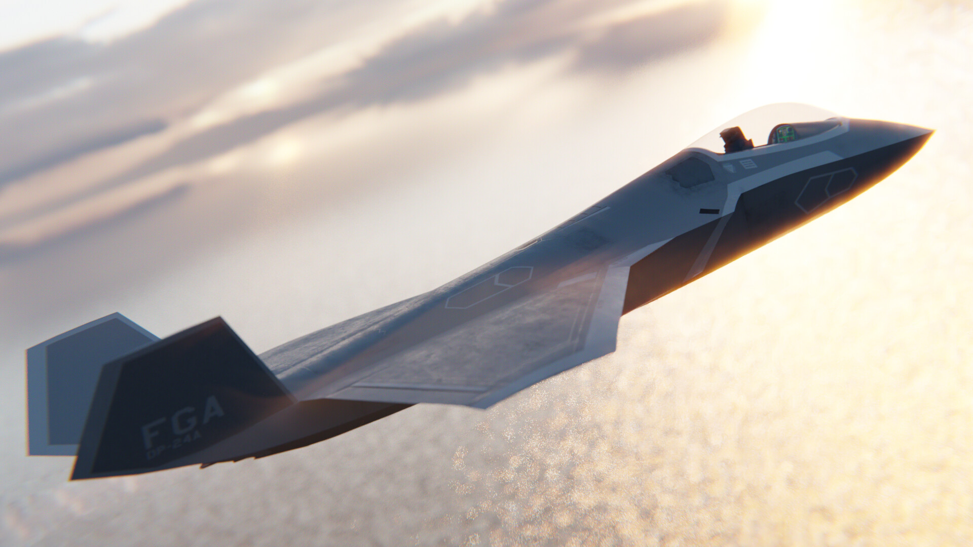 ArtStation - F-40A-ON Spectre | Fifth Generation Fighter Jet Concept