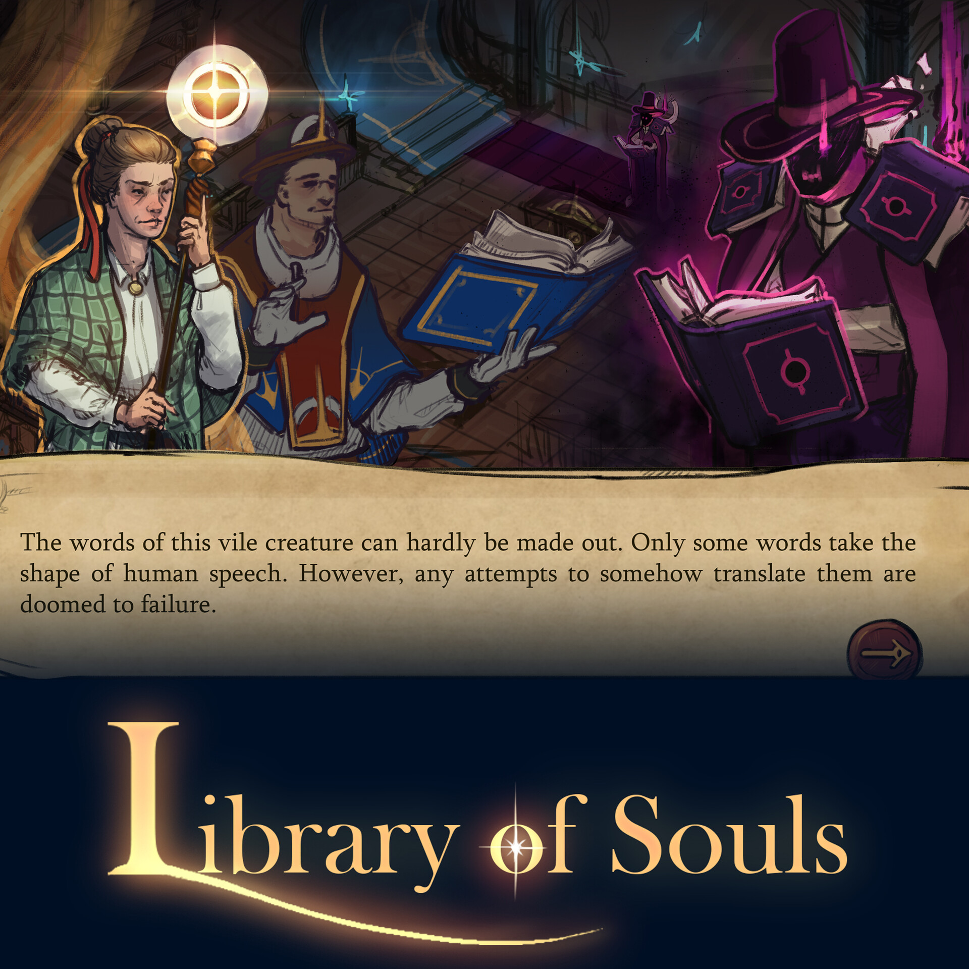 ArtStation - Library of Souls. Fake screenshots