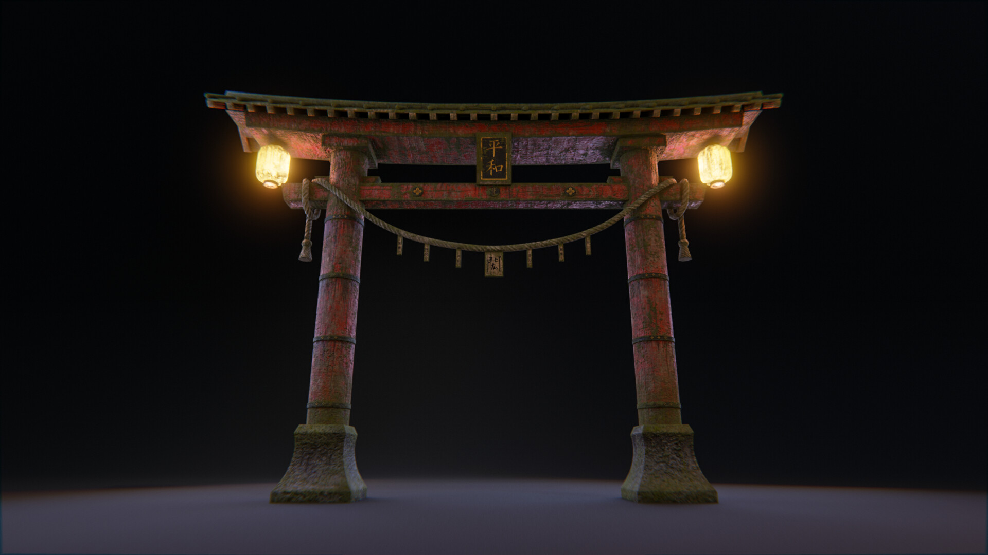 ArtStation - Old Torii gate