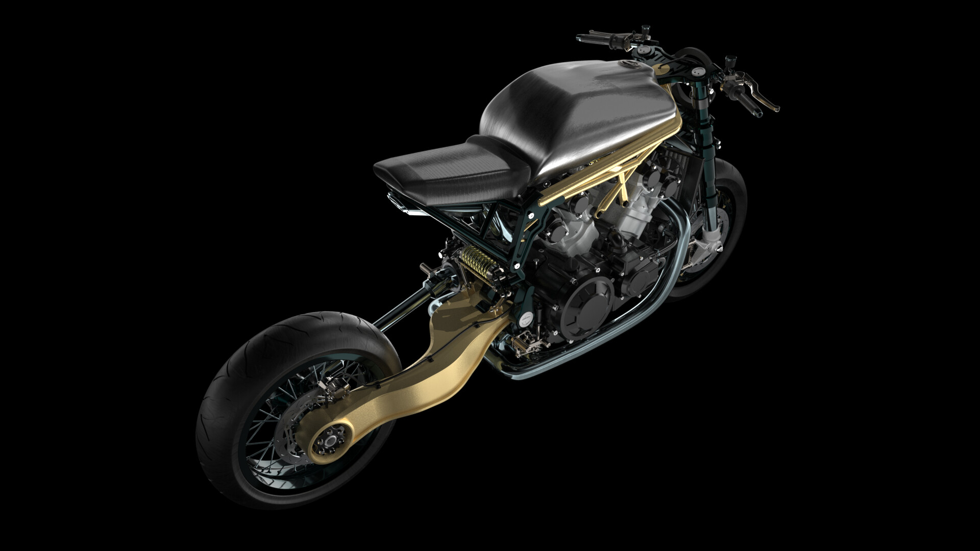 ArtStation - custom motorcycle