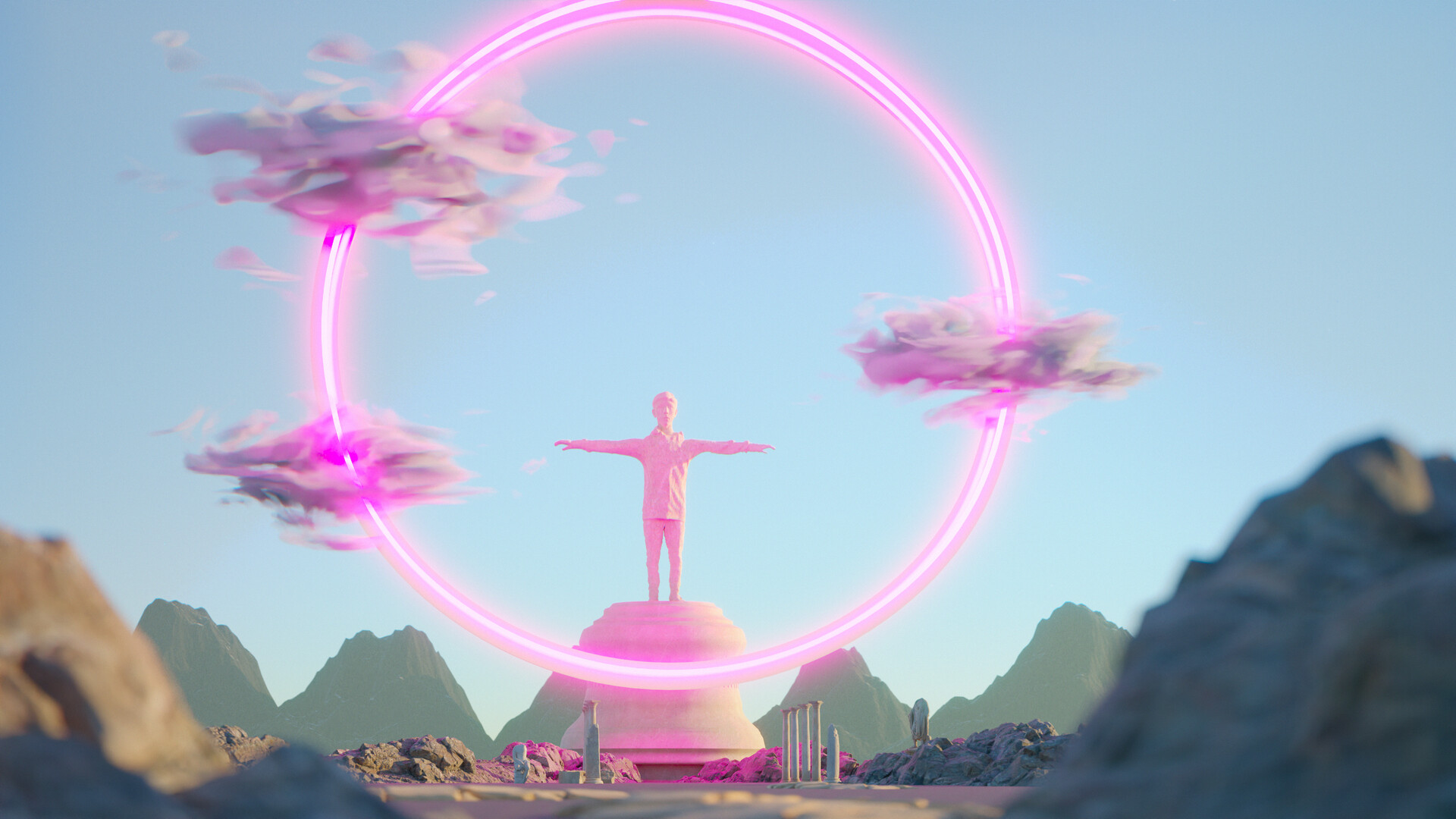 ArtStation - T-Pose Statue