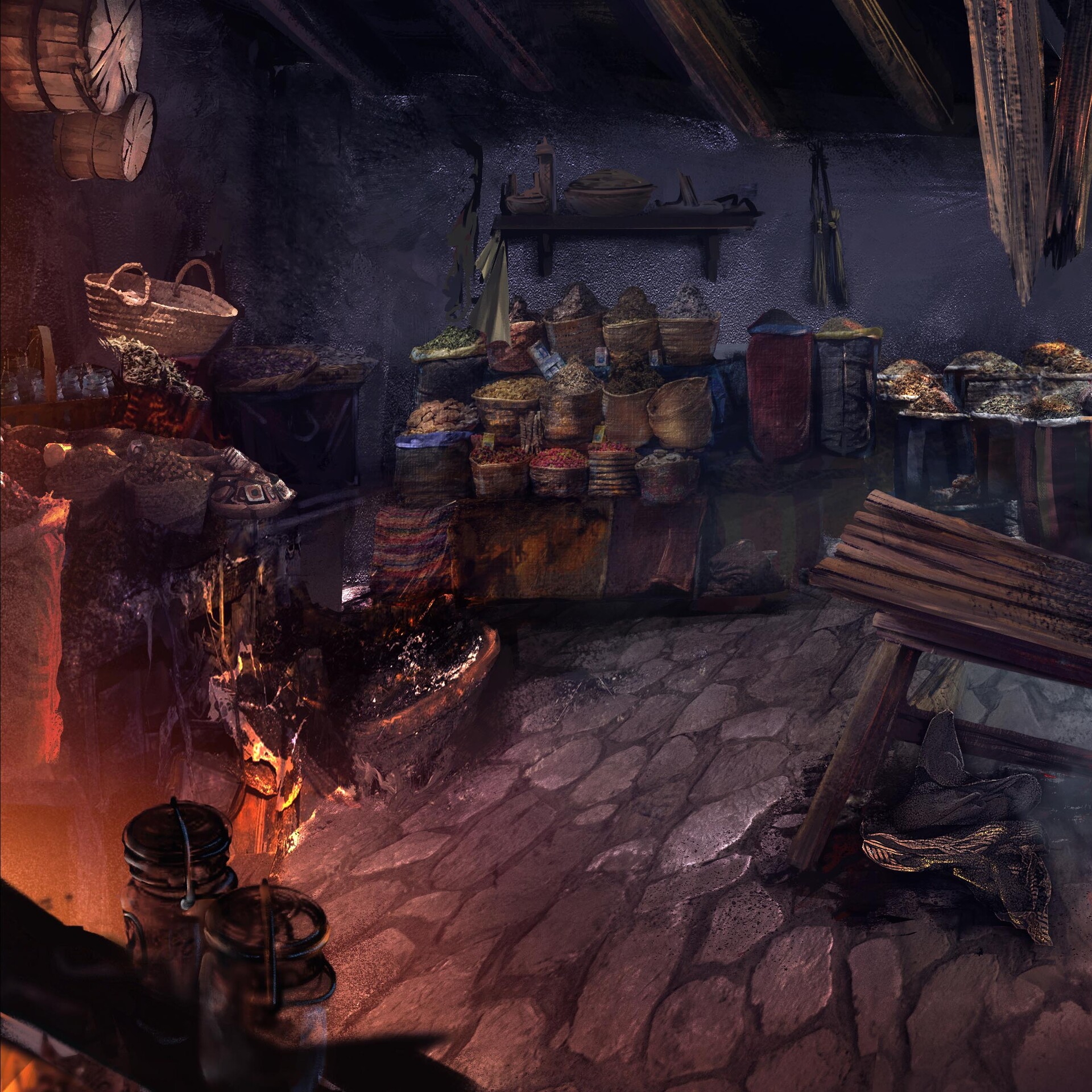 ArtStation - 16 Saudi Arabia Haunted House Concepts