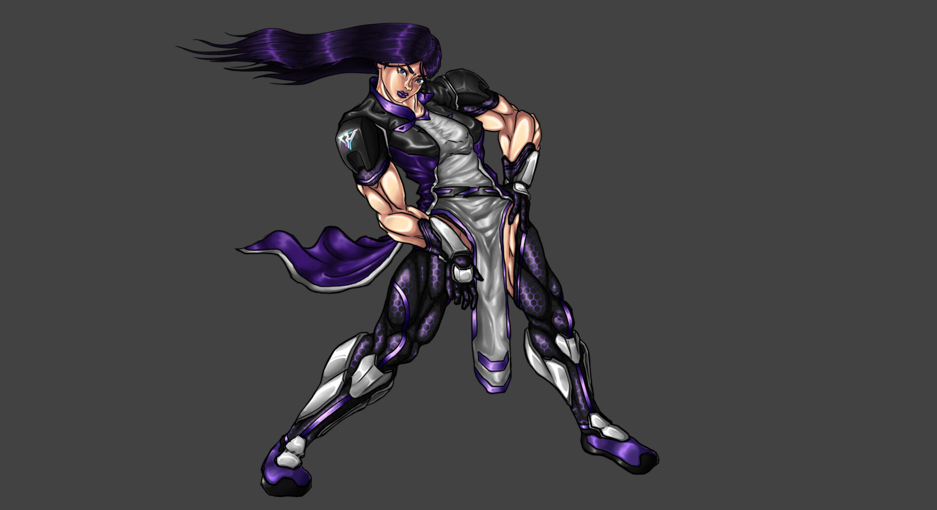 ArtStation - Annabelle Orion - Skin 2 - NSPD Combat Detective (Idle ...