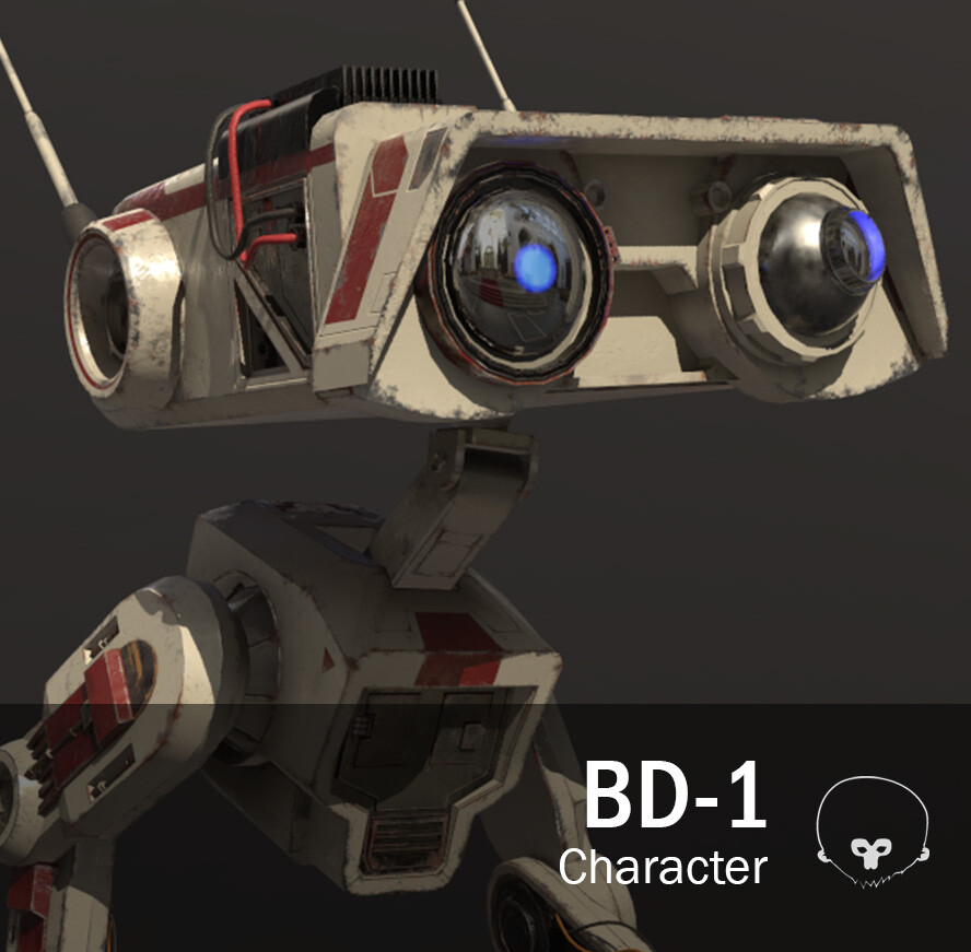 ArtStation - BD-1 fanart model