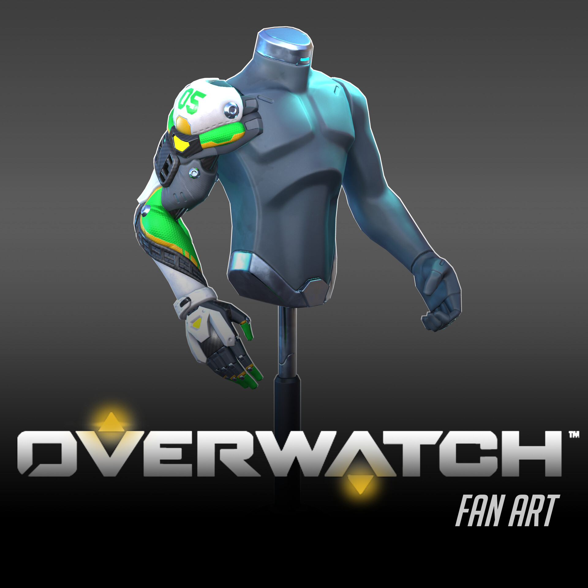 ArtStation - Overwatch Fanart: Prosthetic Arm
