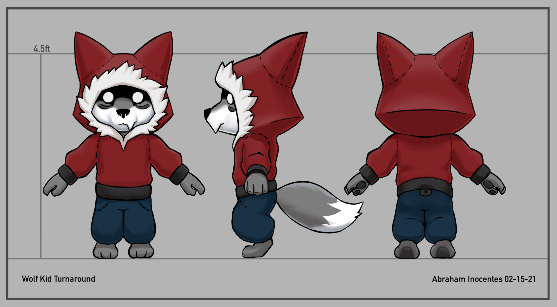 ArtStation - Wolf Kid - Character Concept