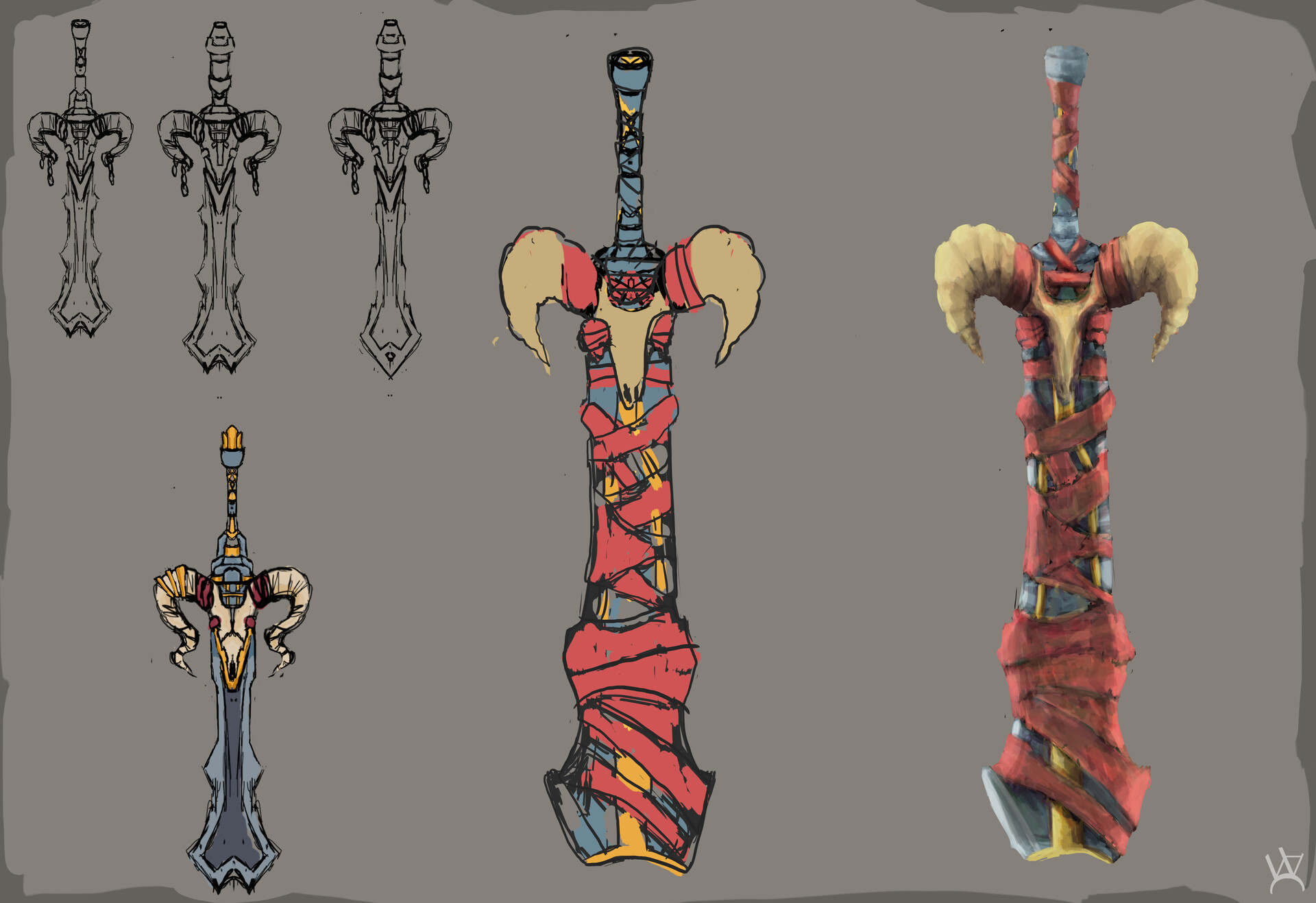 ArtStation - Wrapped Weapon