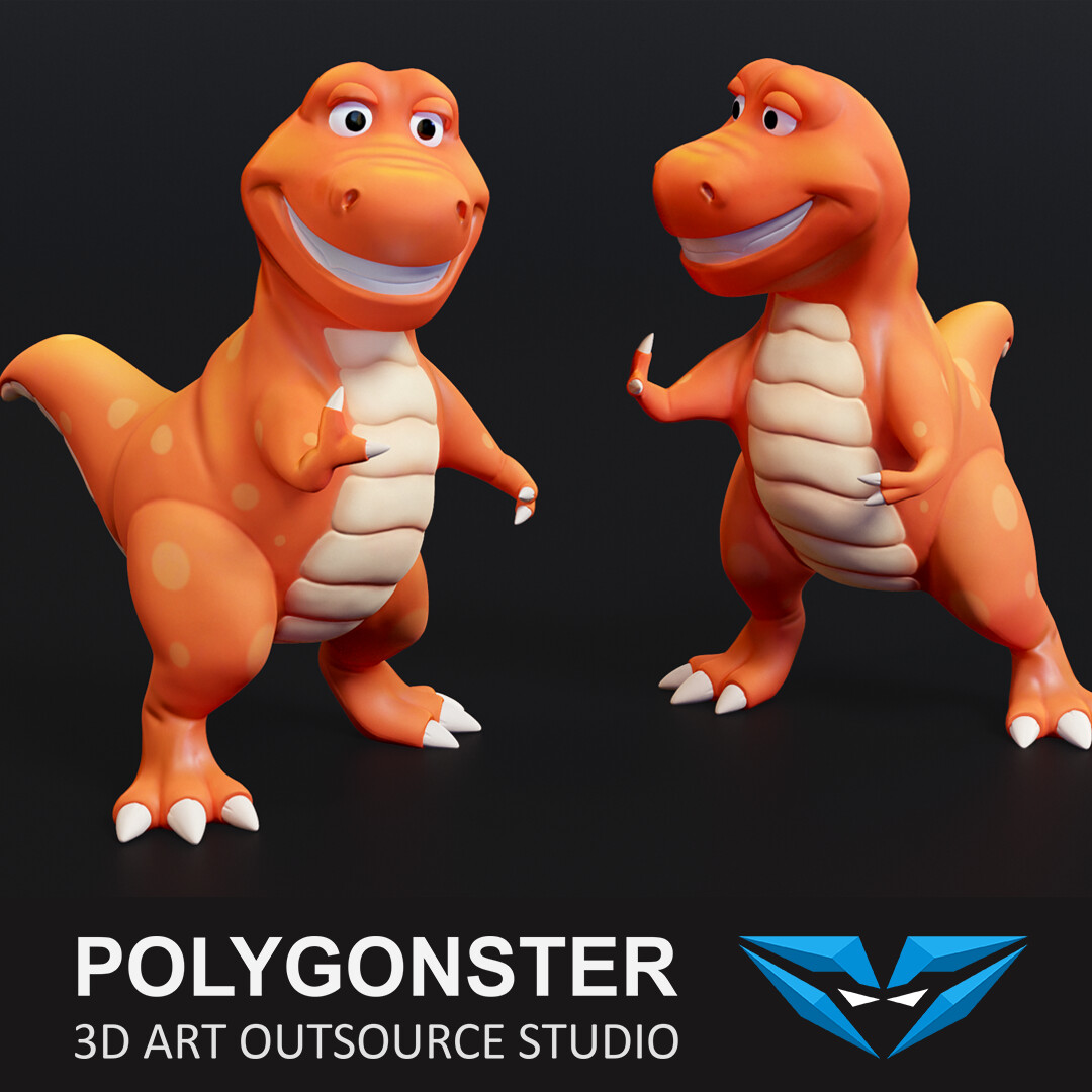 Polygonster Studio - Dino