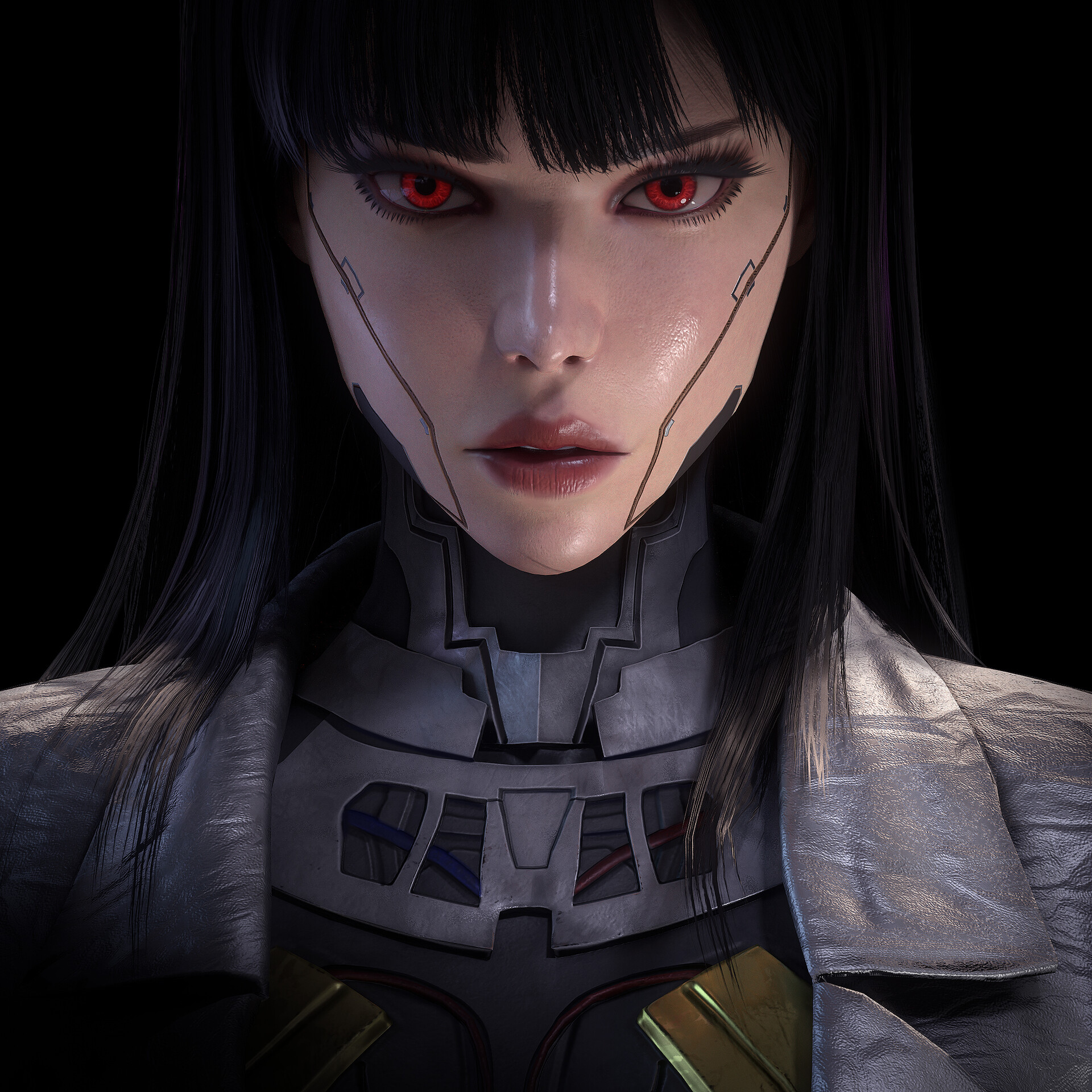 ArtStation - Cyberpunk Mechagirl