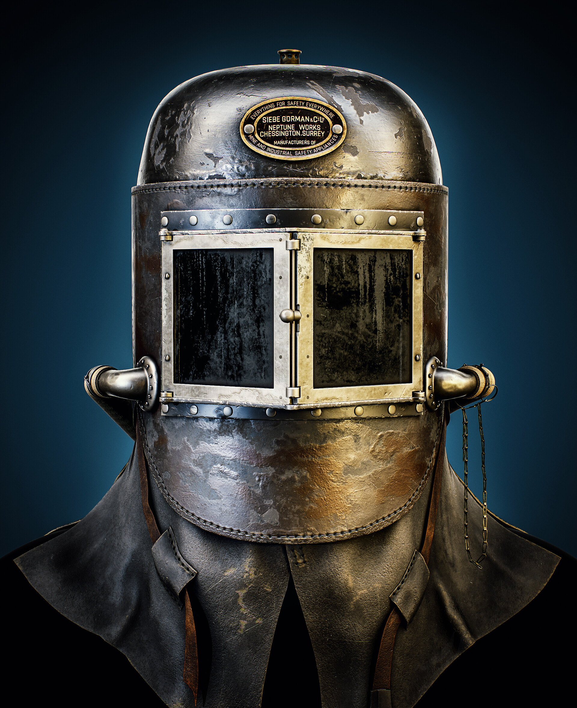 ArtStation - 1878 Fireman's Rescue Smoke Mask Helmet
