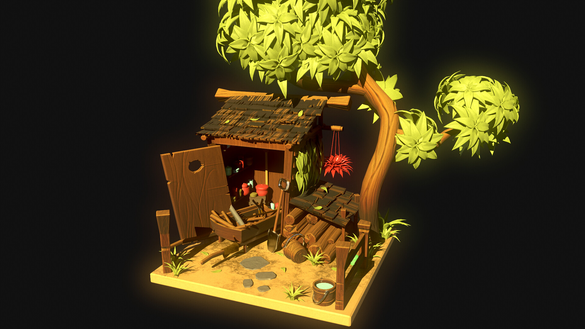 ArtStation - Stylized tool shake concept