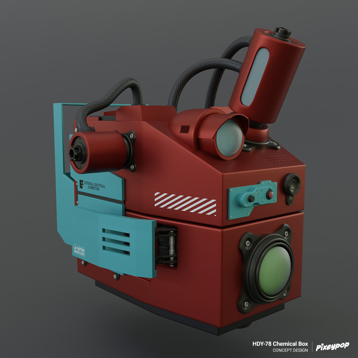 ArtStation - HDY-78 Chemical Box Concept Design