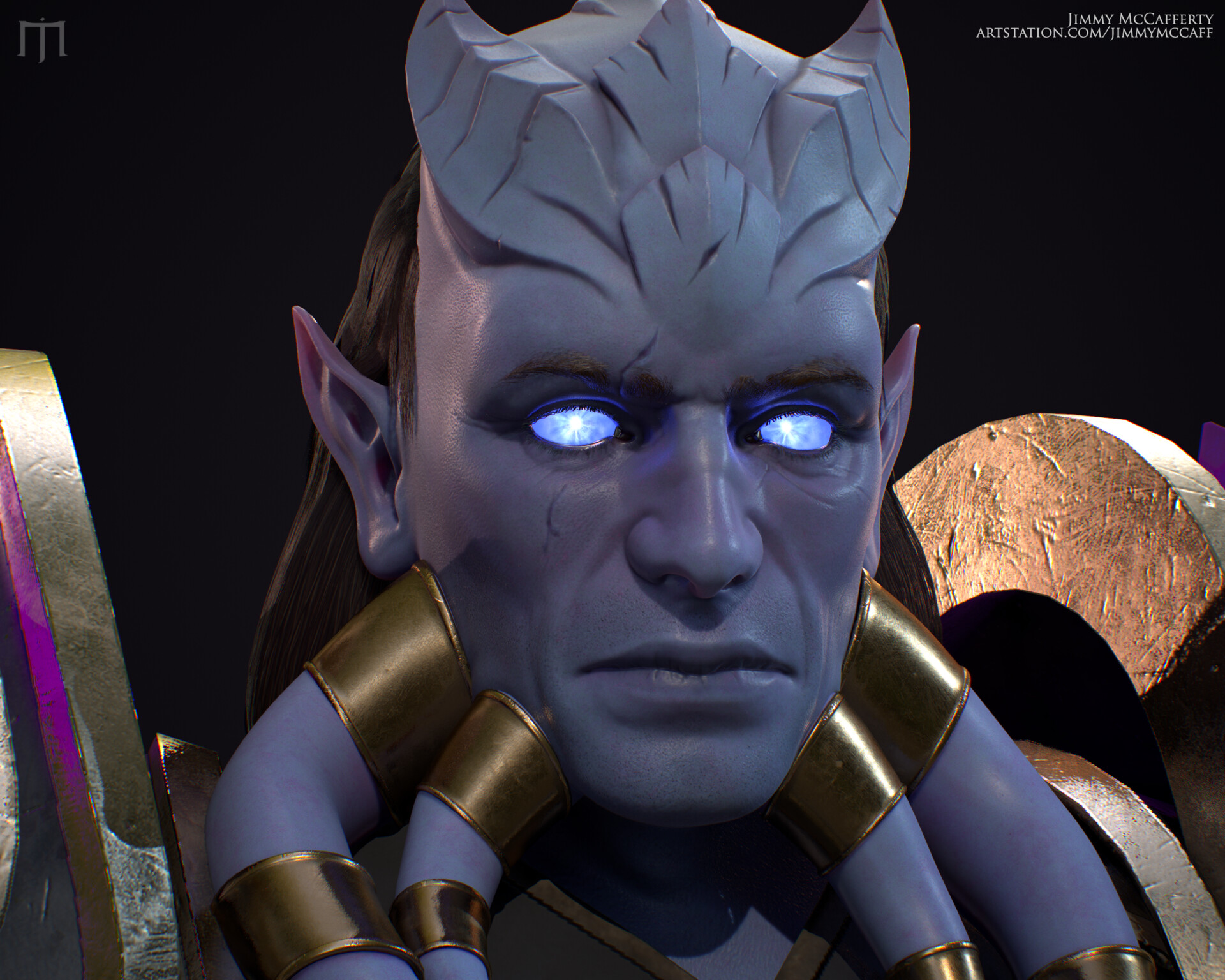 ArtStation - Draenei Bust