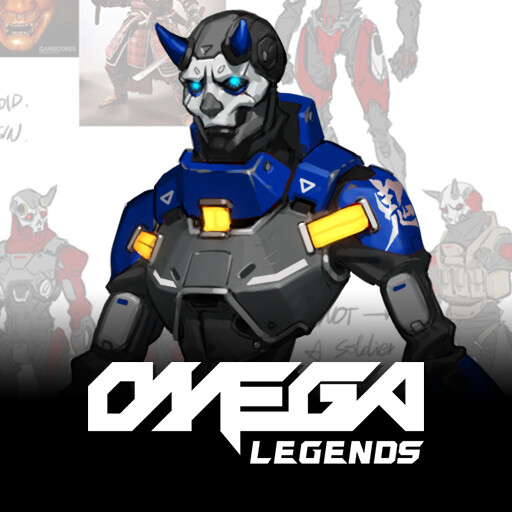 ArtStation - Omega Legends-Blue Oni skin