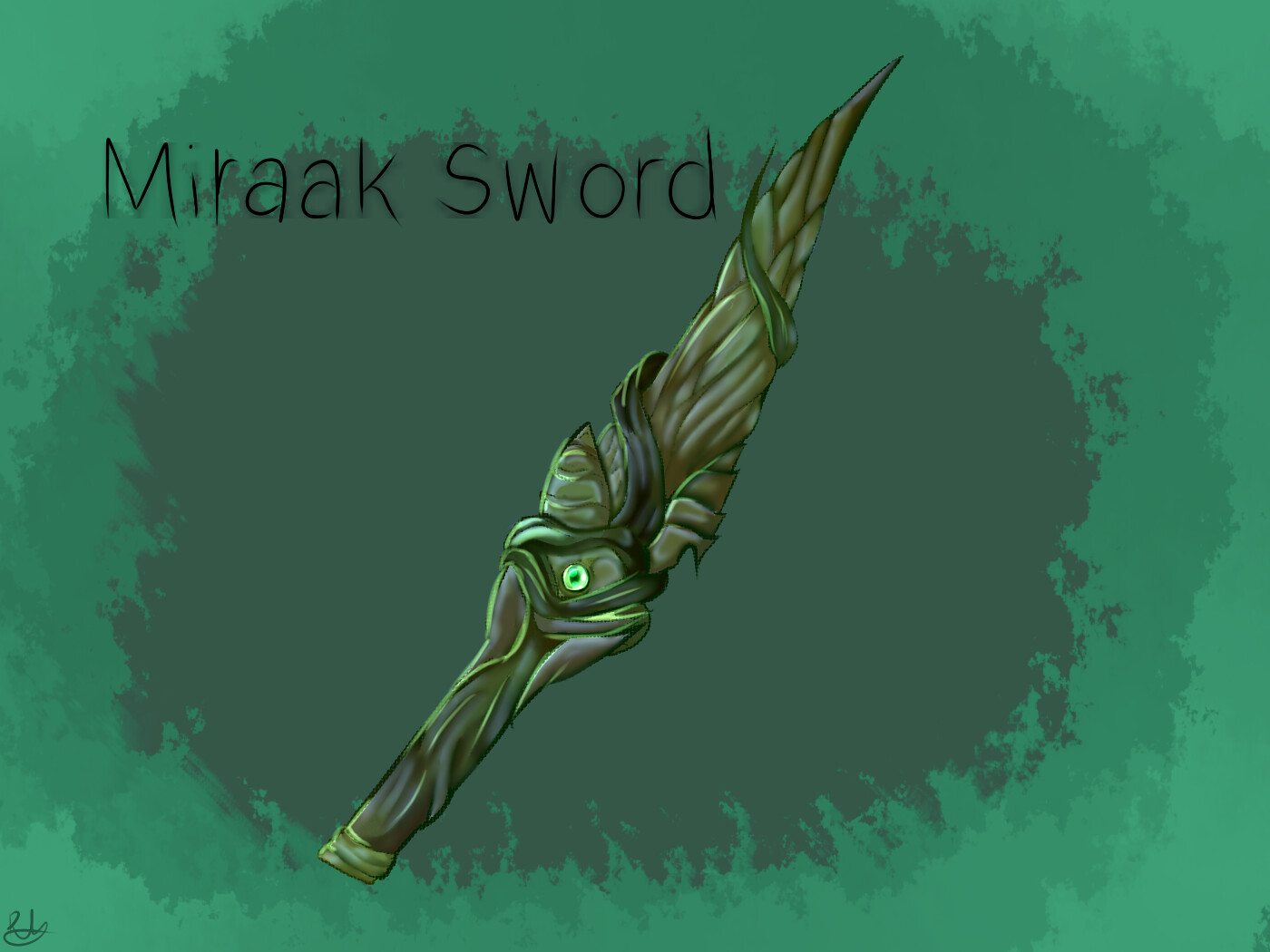 ArtStation - Miraak Sword