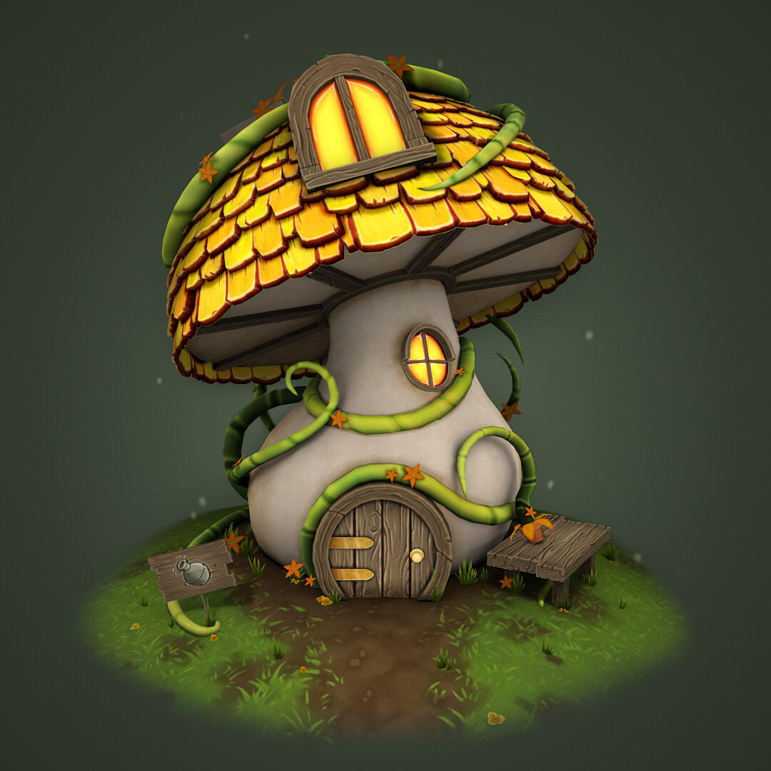 ArtStation - Mushroom House