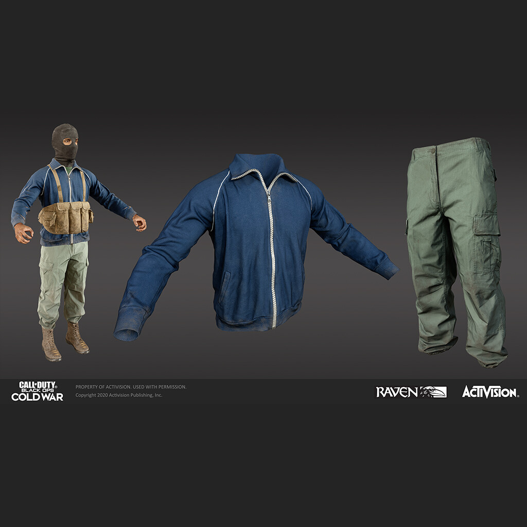 ArtStation - CALL OF DUTY Black Ops COLD WAR: Militant clothing