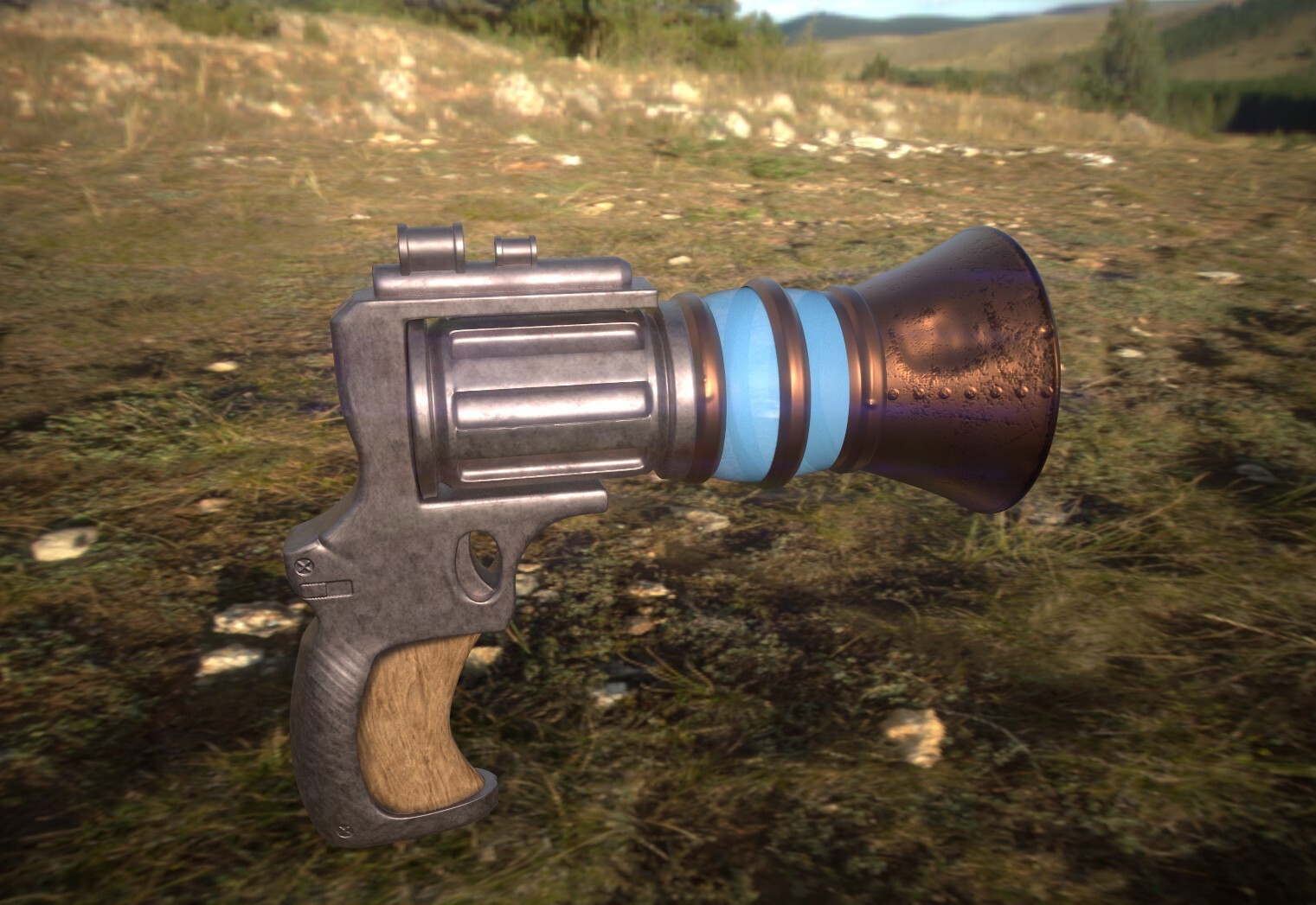 ArtStation - Steam punk gun