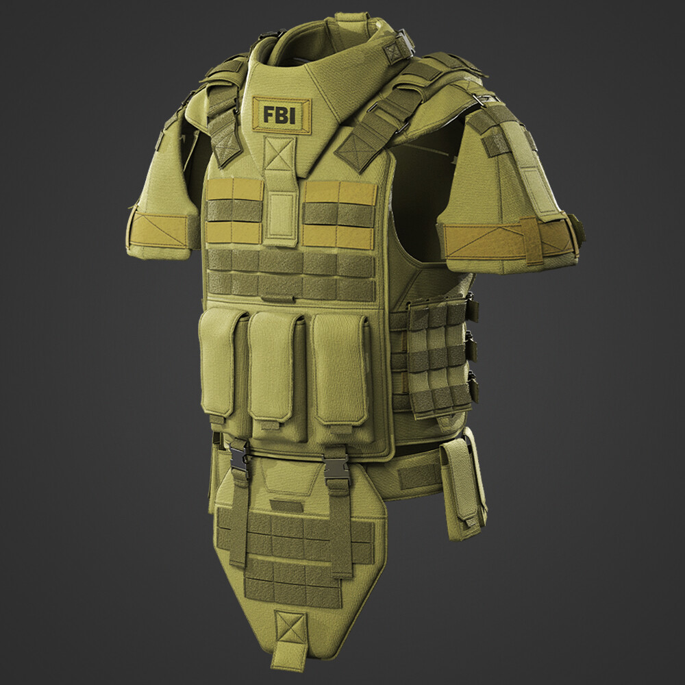 ArtStation - Body armor #1 / Marvelous Designer / Clo3d.