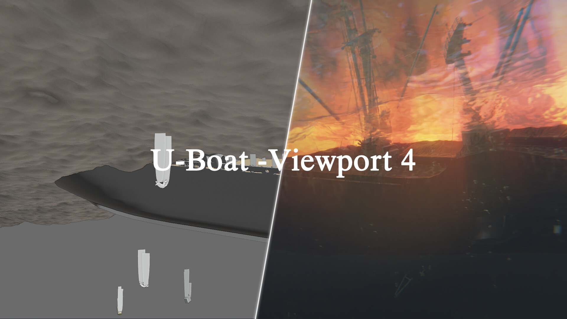 ArtStation - U Boat Viewport 4 : Target Sinking