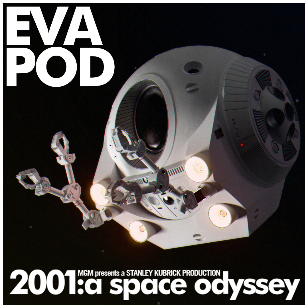 ArtStation - 2001:space odyssey - EVA POD