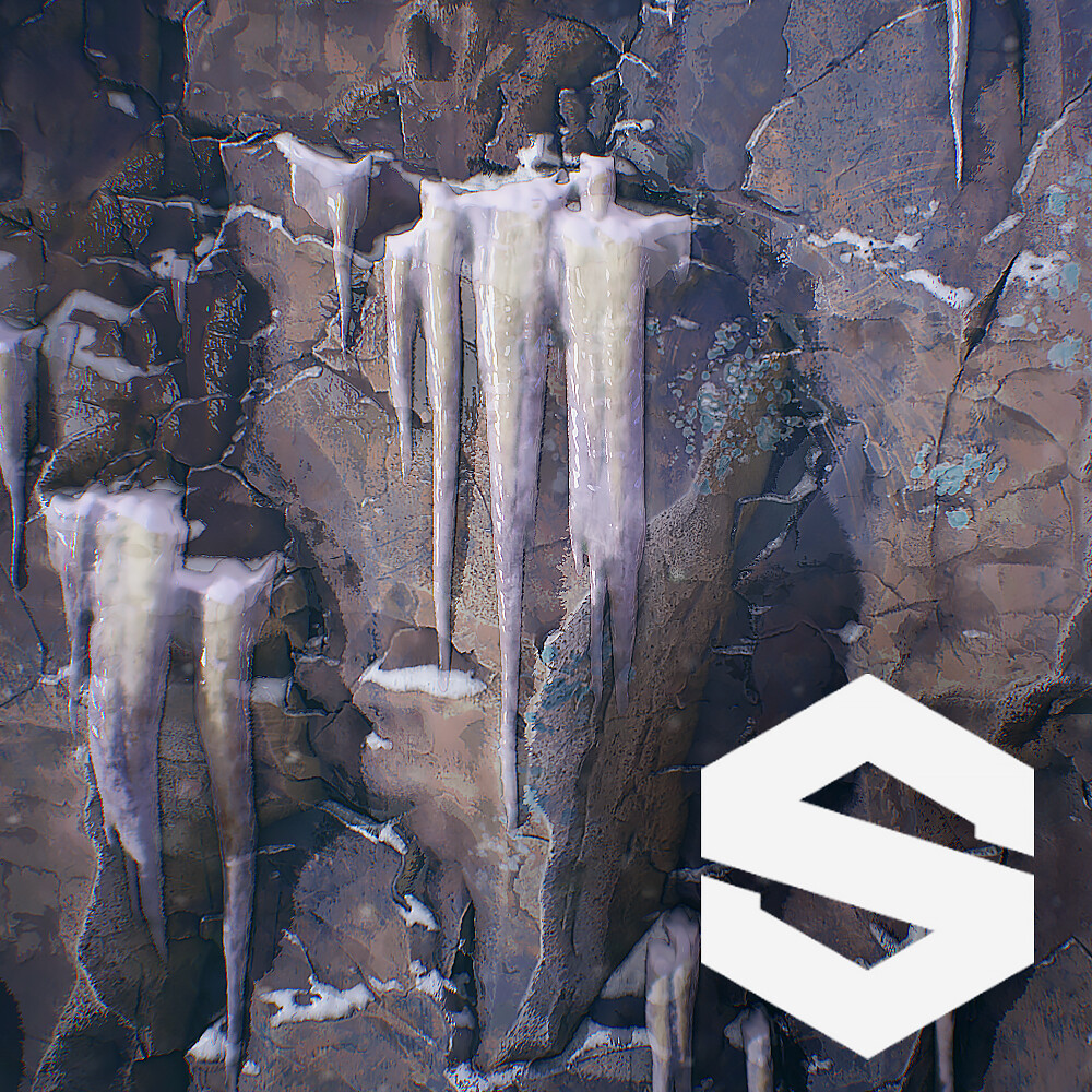ArtStation - Frozen Cliff substances designer material