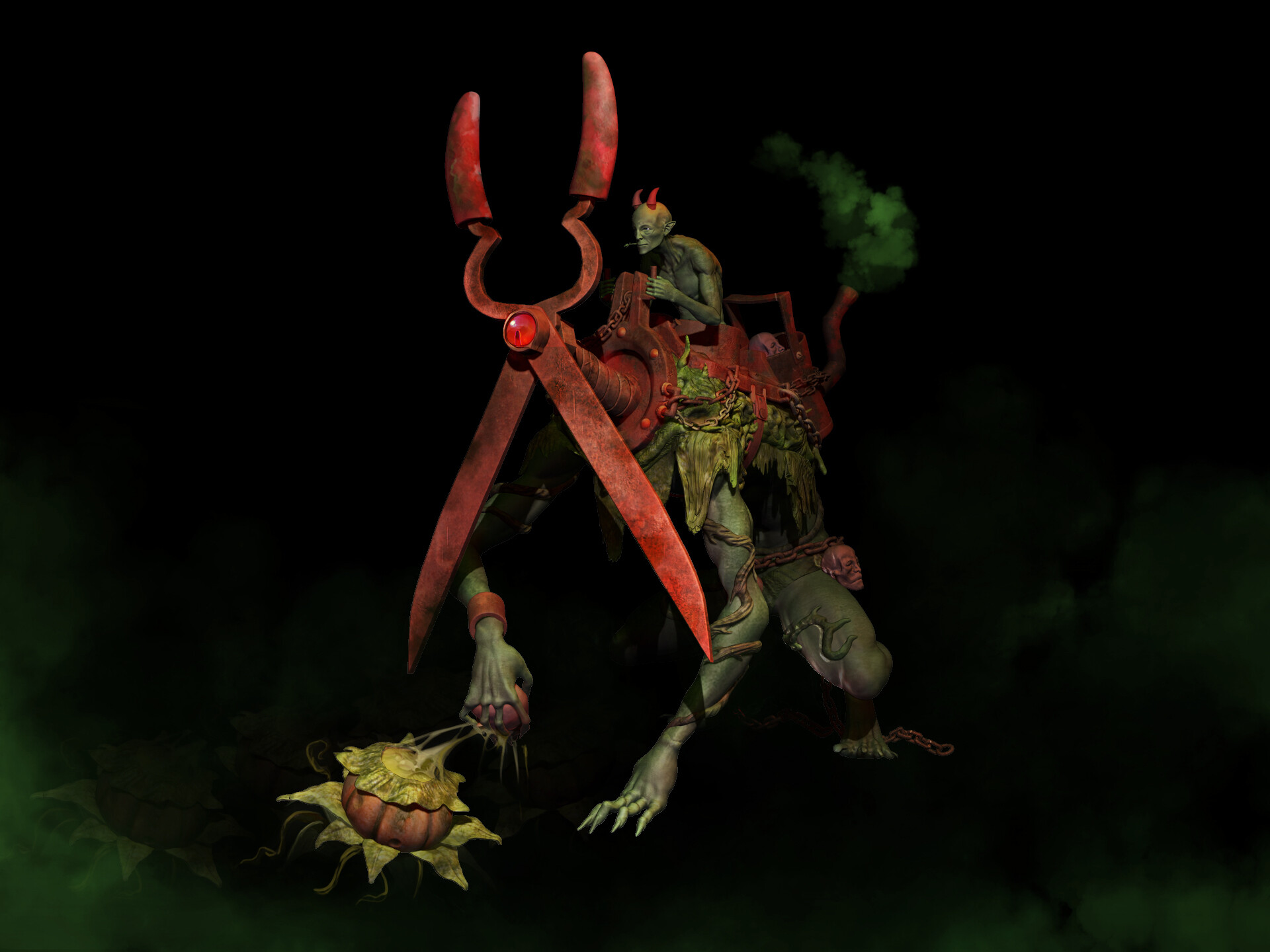 ArtStation - Scissorhead Demon