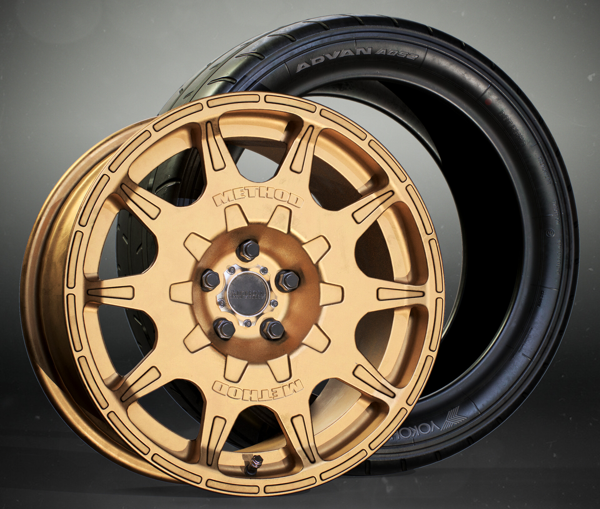 ArtStation - Wheel Set / Method 502 and Yokohama AO52