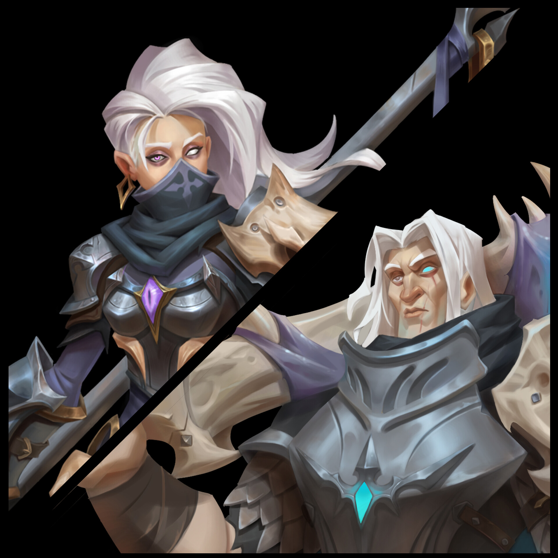 ArtStation - Demon Hunter Rita, Sias