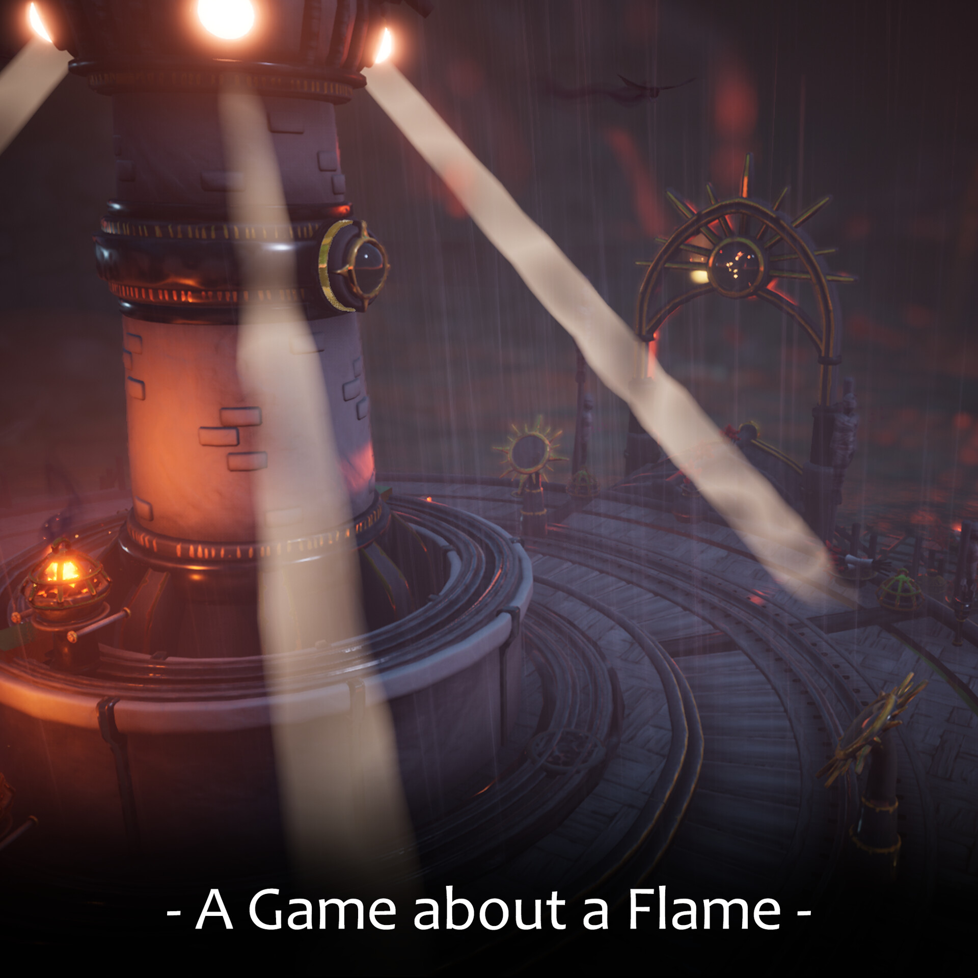 ArtStation - A Game about a Flame - Gameplay Shots