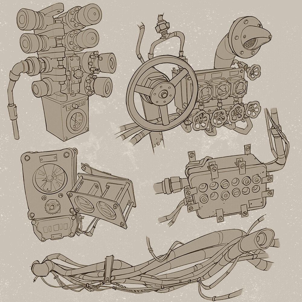 ArtStation - Will Weston's Mad science class homeworks