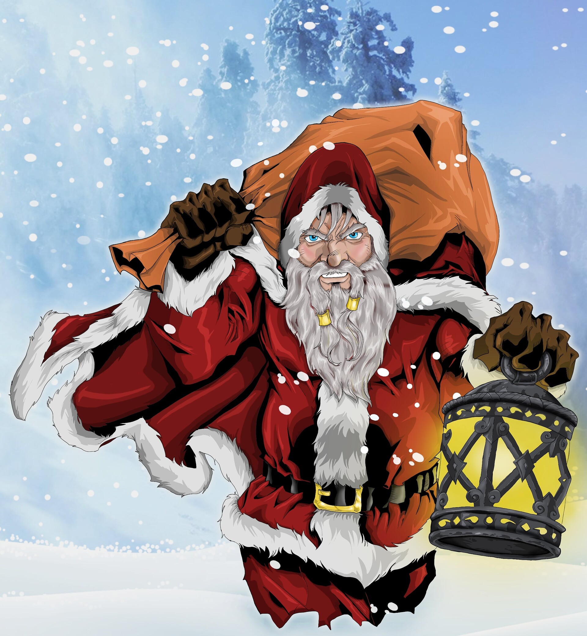 ArtStation - The goddamn Santa Claus!