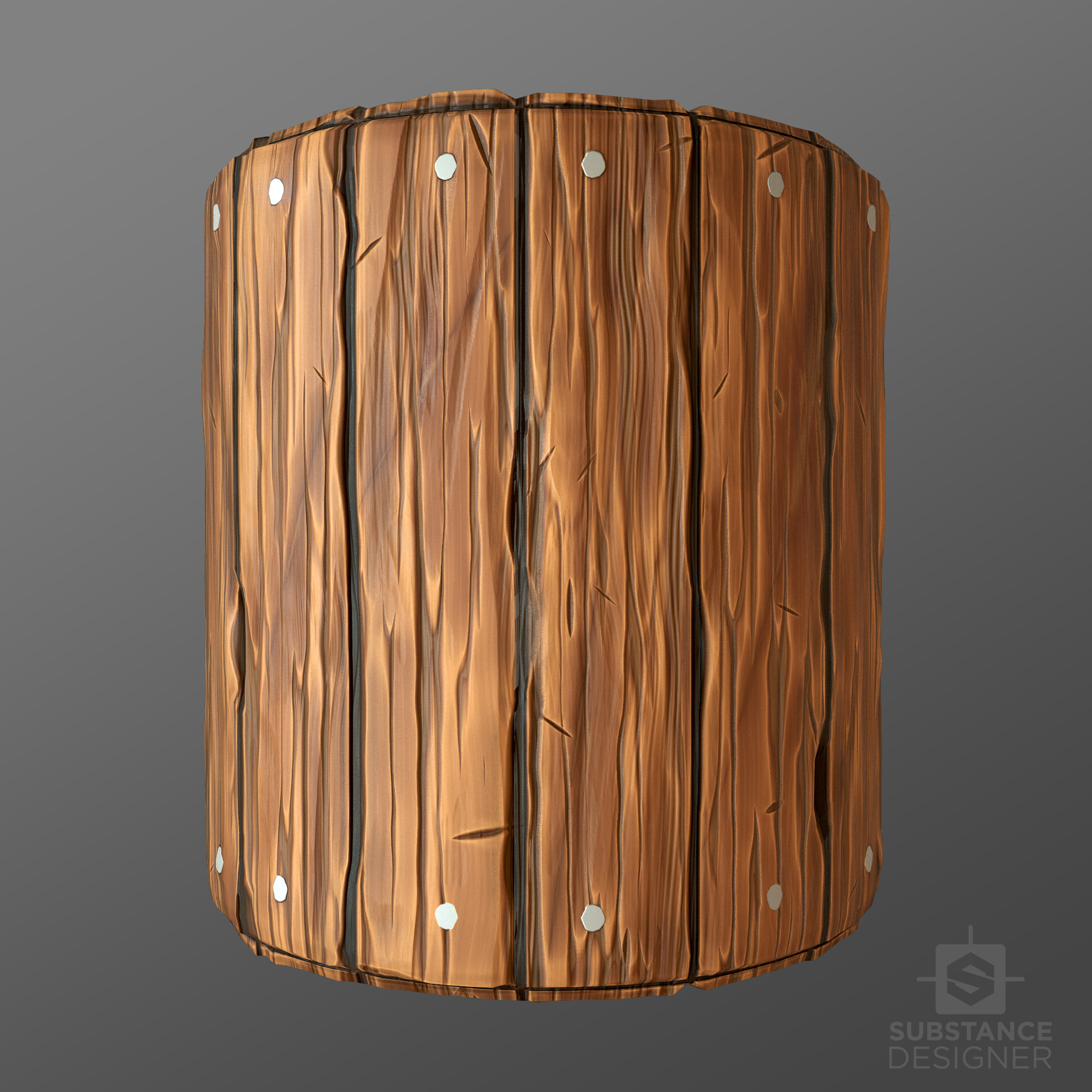 ArtStation - Stylized Wood