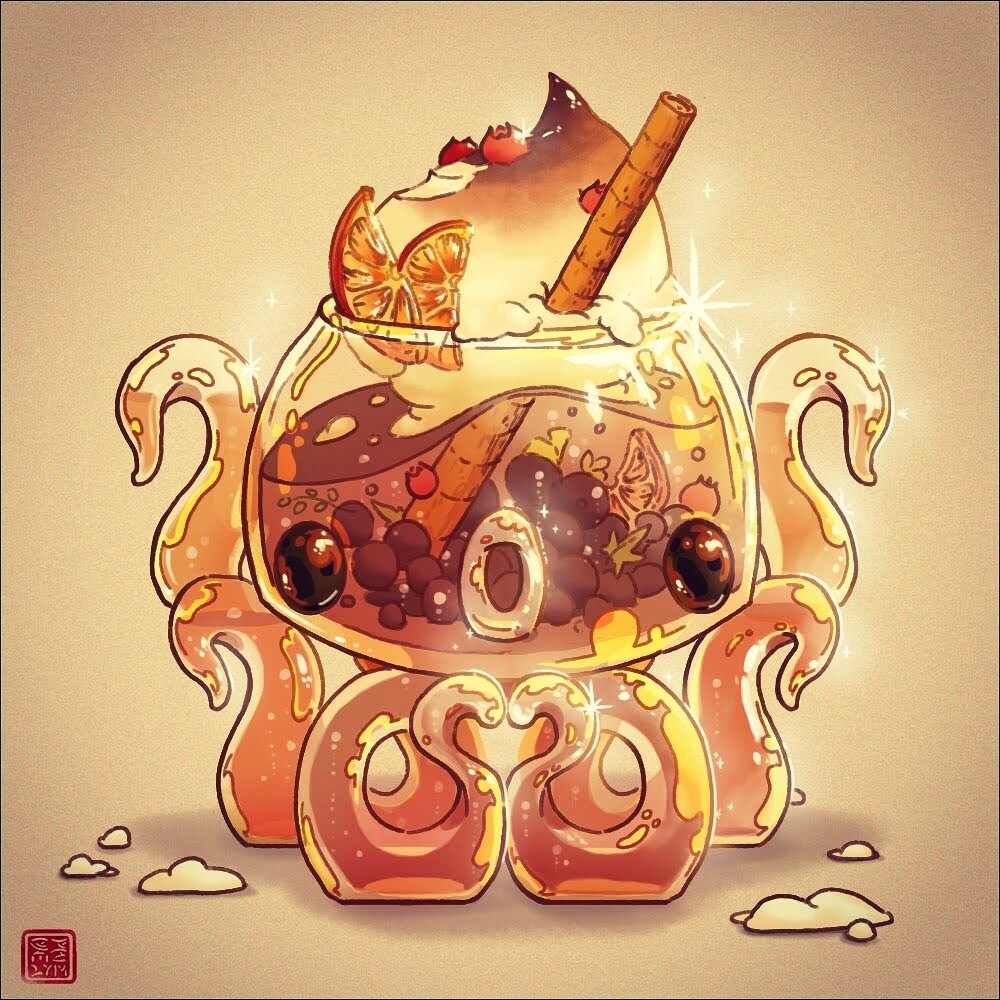 ArtStation - Octo Bubble Tea