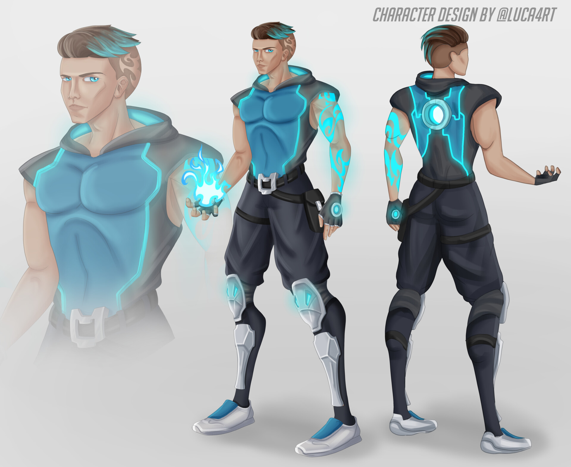 ArtStation - Character Design: Cyan