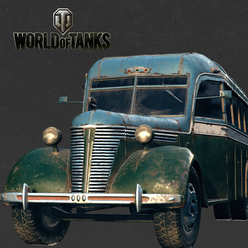 ArtStation - Soviet bus ЗИС-16 (ZIS-16)