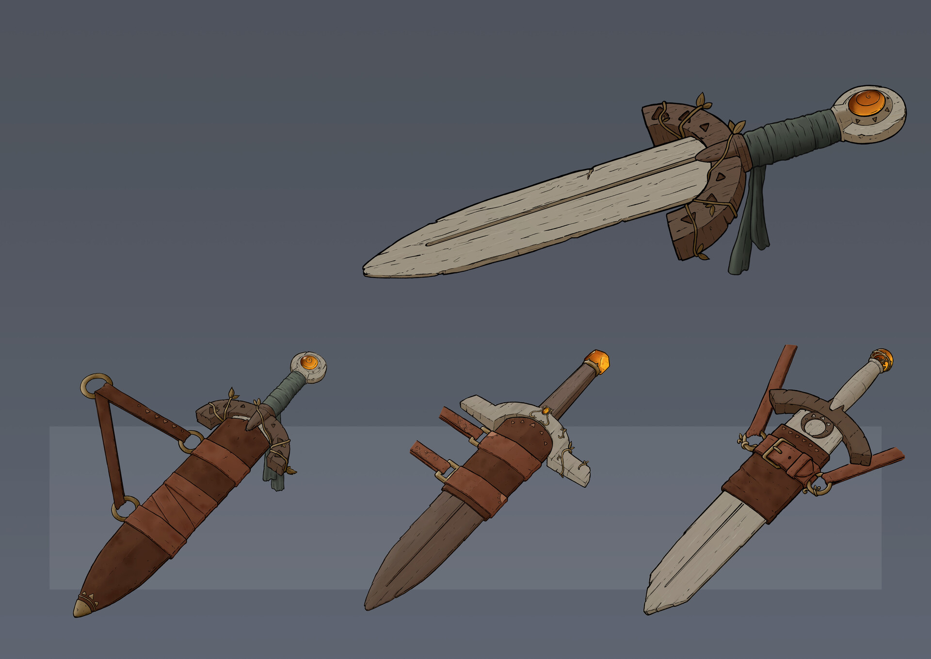 ArtStation - Wooden dagger