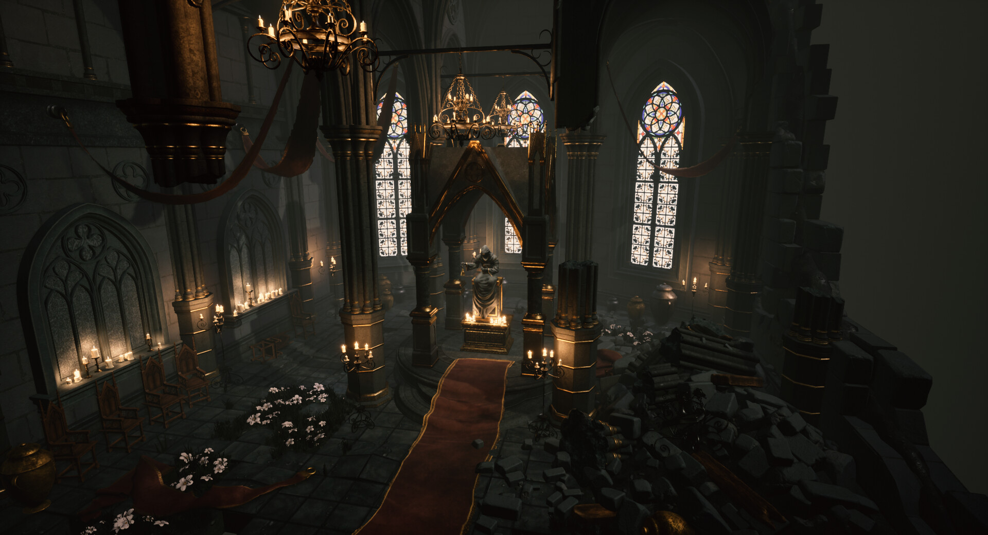 ArtStation - Gothic Shrine Diorama