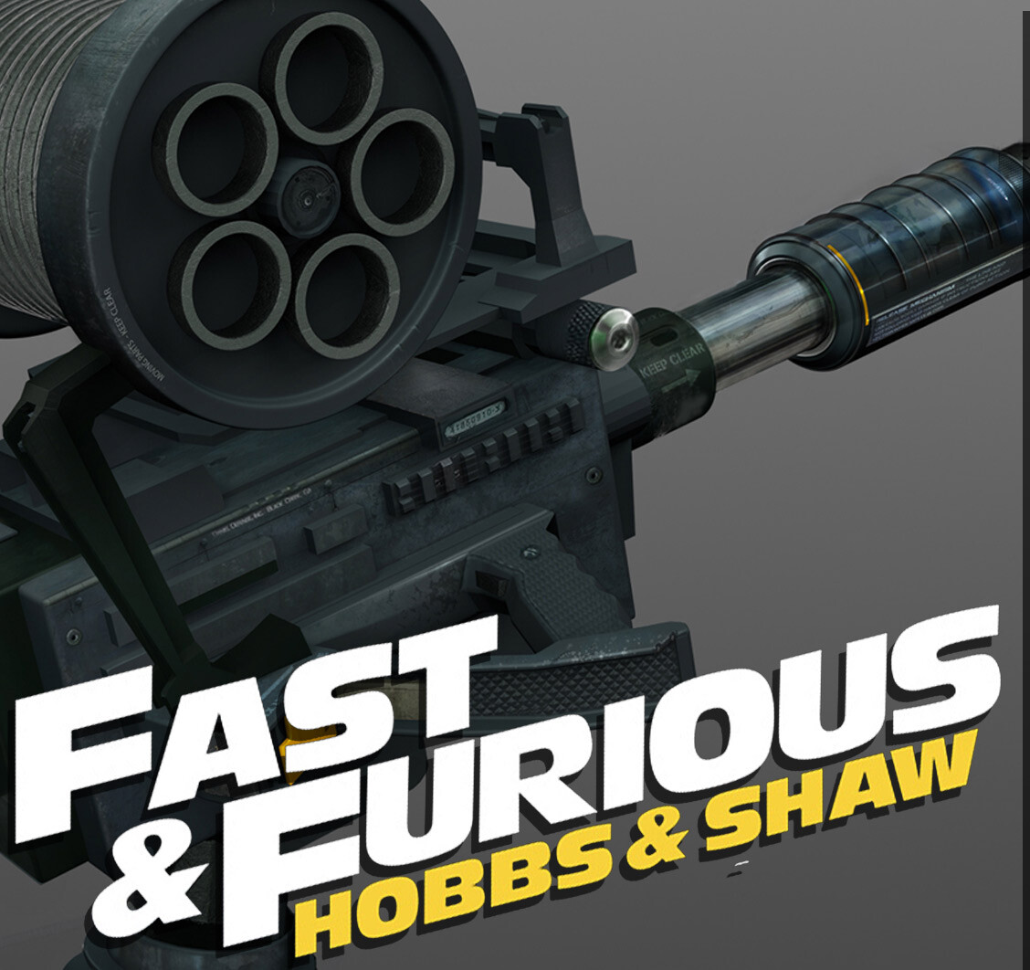 ArtStation - Hobbs & Shaw - Cable Gun Concepts 2018