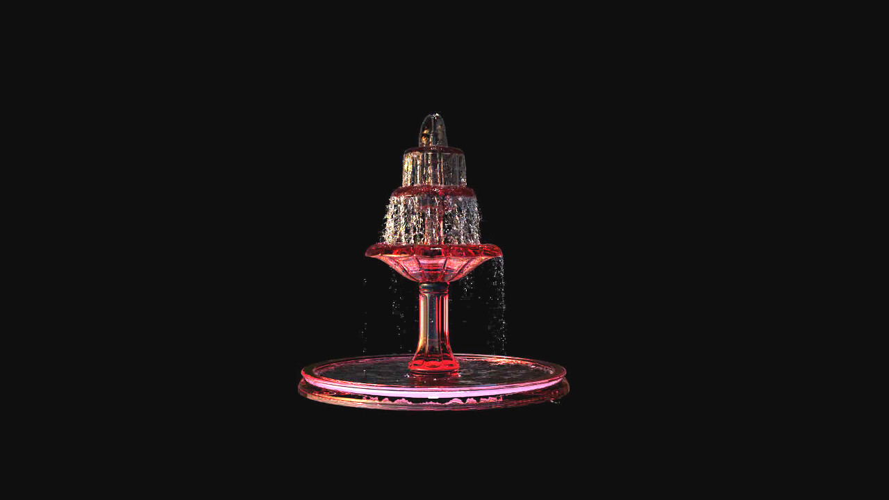 ArtStation - Water Simulation - Fountain