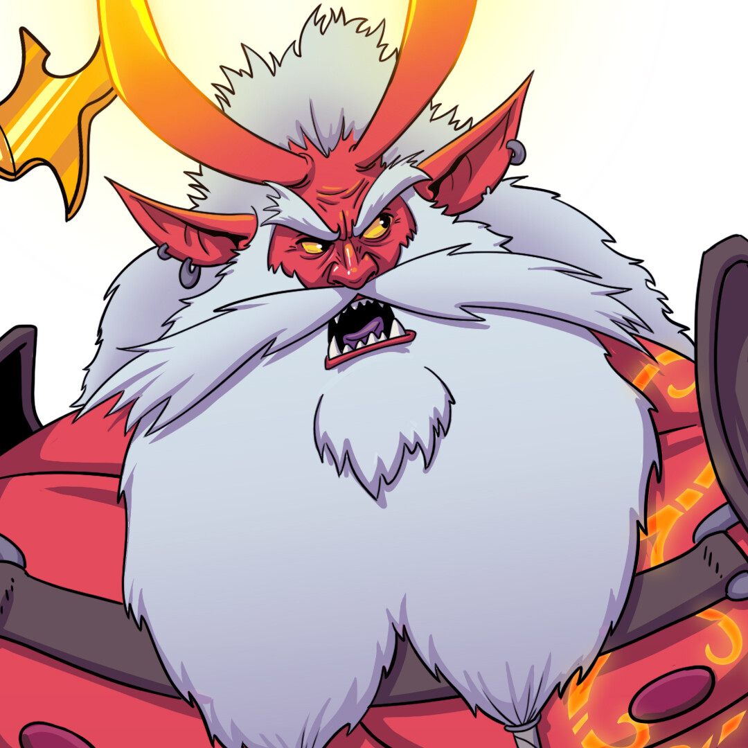 ArtStation - Demon Grandpa