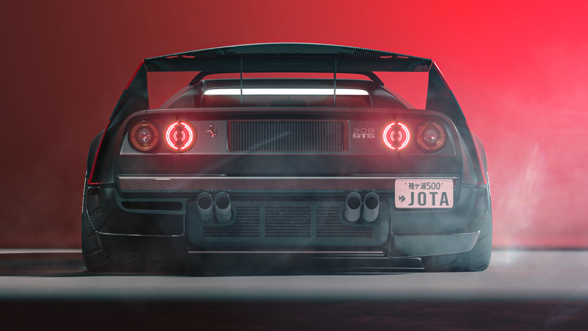 ArtStation - Ferrari 308 GTS "The Reaper"
