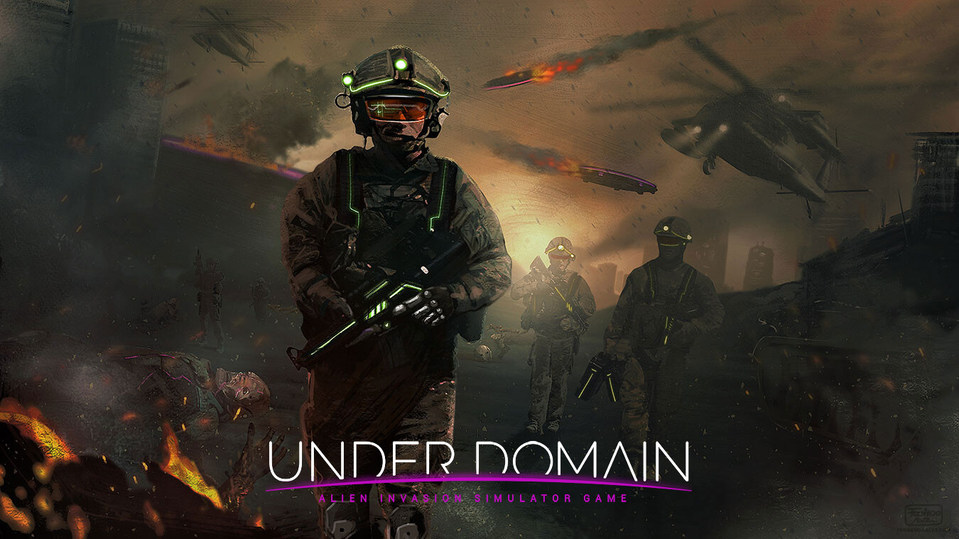 ArtStation - UNDER DOMAIN - Alien Invasion Simulator