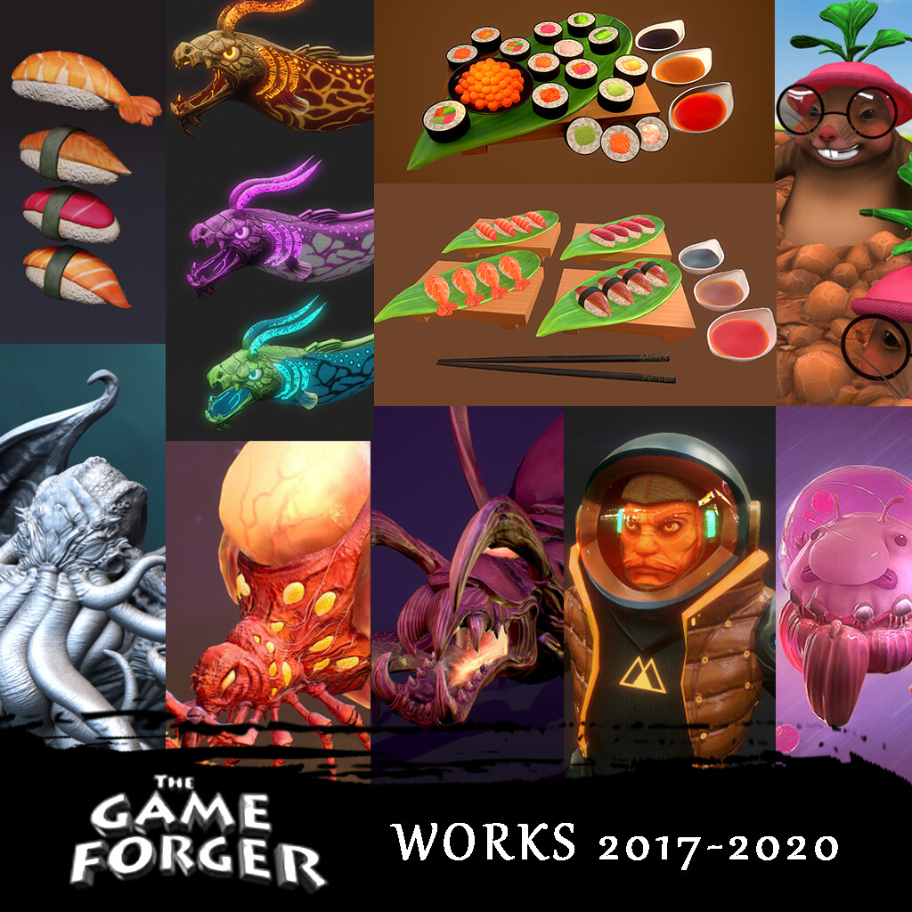 ArtStation - Works for The Game Forger 2017-2020