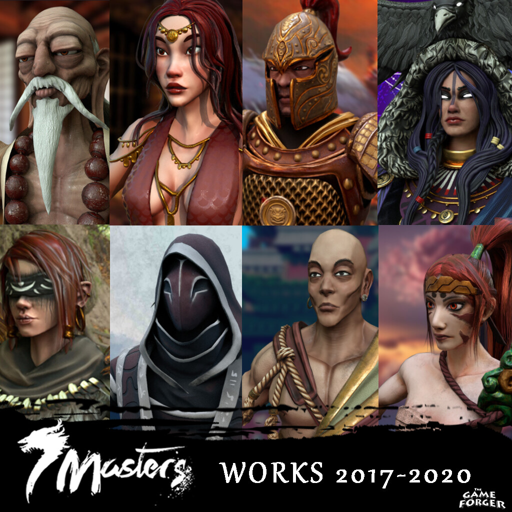 ArtStation - 7 Masters compilation - works for The Game Forger