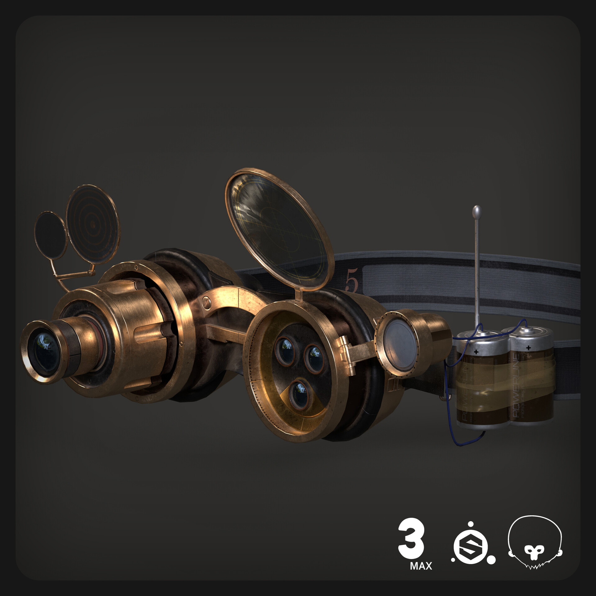 ArtStation - Steampunk Glasses