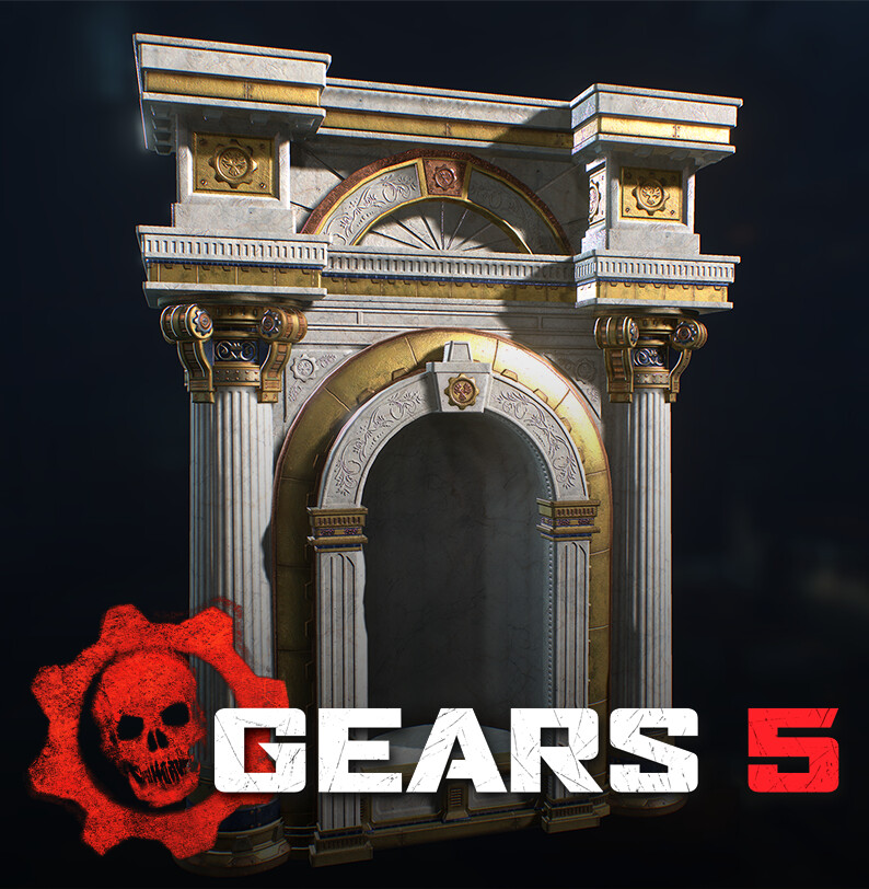 ArtStation - archetecture work for gears 5