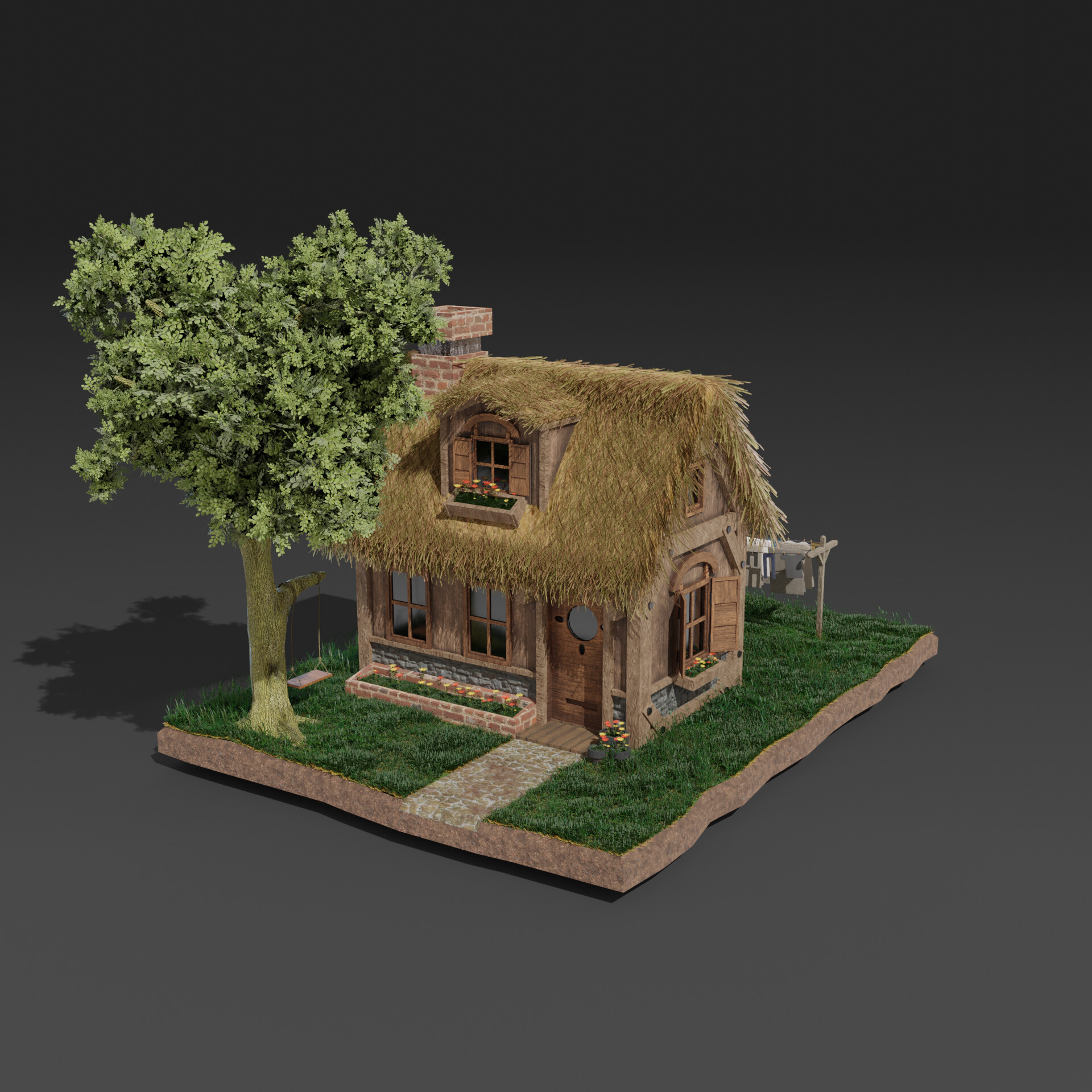 ArtStation - dwarf house